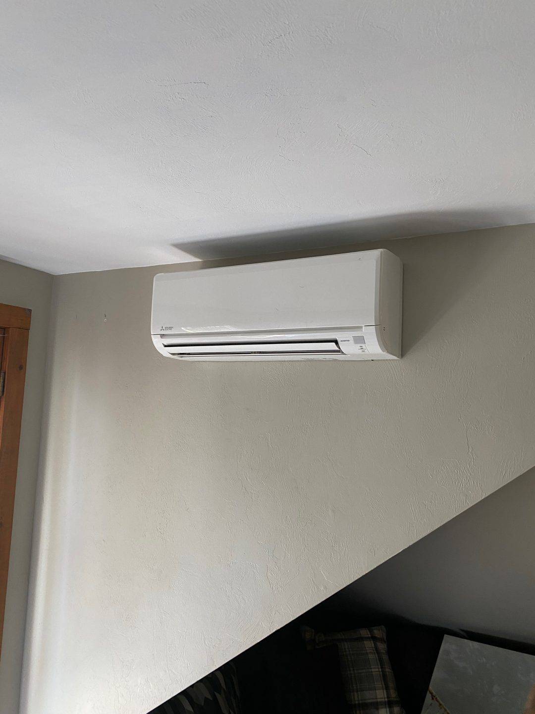 Ductless Mini Split Adds Heat & AC In Second-Floor Loft-Boise, ID