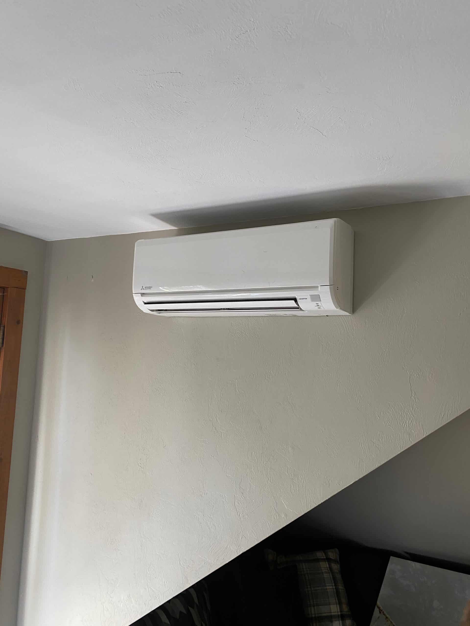 Ductless Mini Split Adds Heat & AC In Second-Floor Loft-Boise, ID